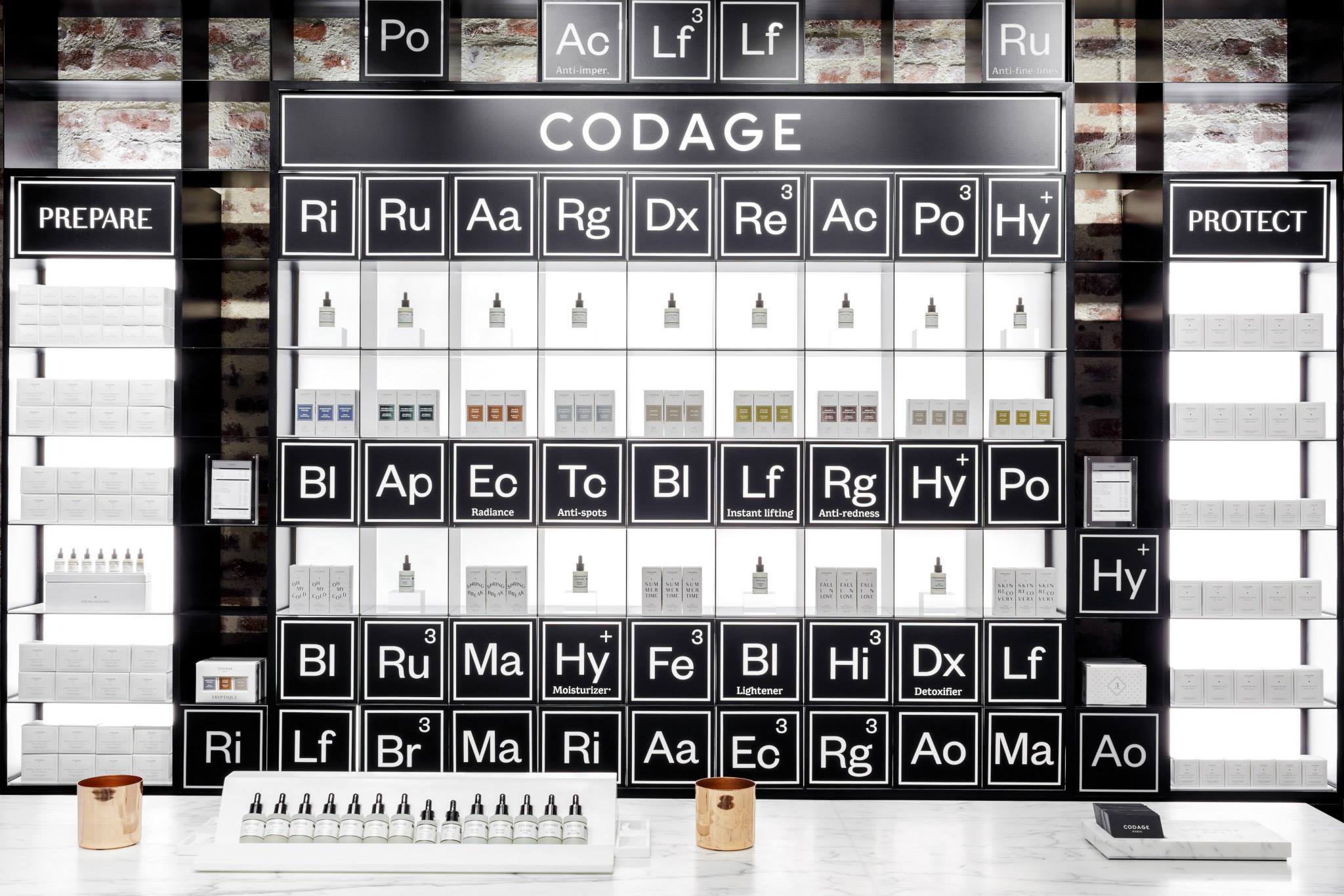 CODAGE Paris: Laborkosmetik und Diagnostik nach dem Periodensystem ...